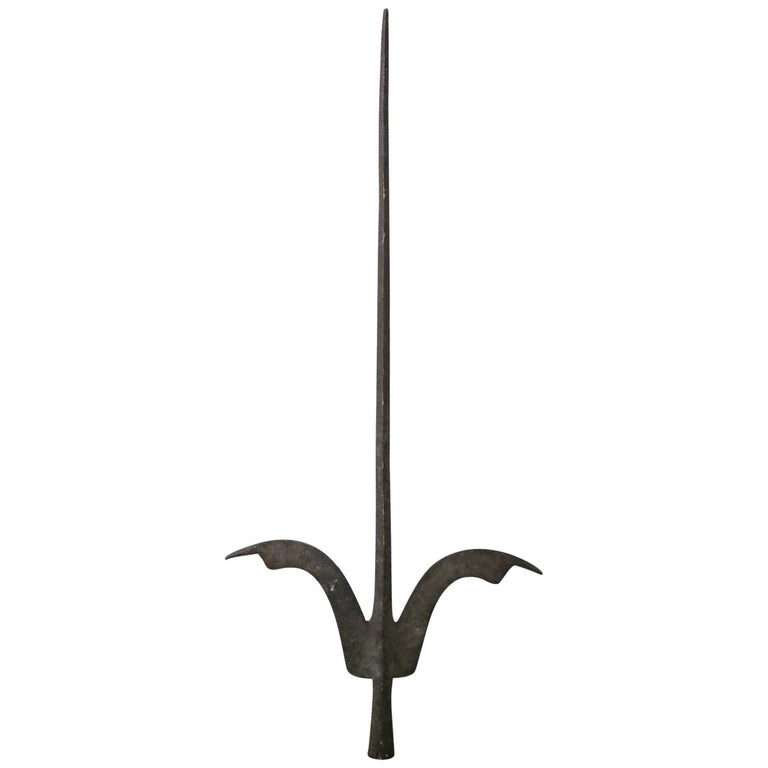 16th Century Italian Renaissance Antique Iron Halberd Spear at 1stDibs