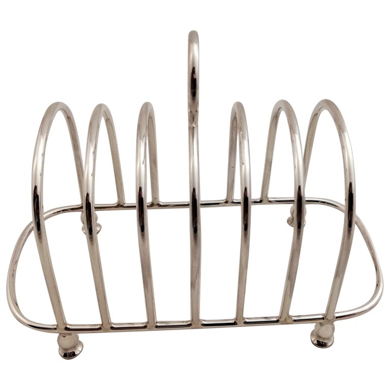 Sterling Toast Rack For Sale at 1stDibs