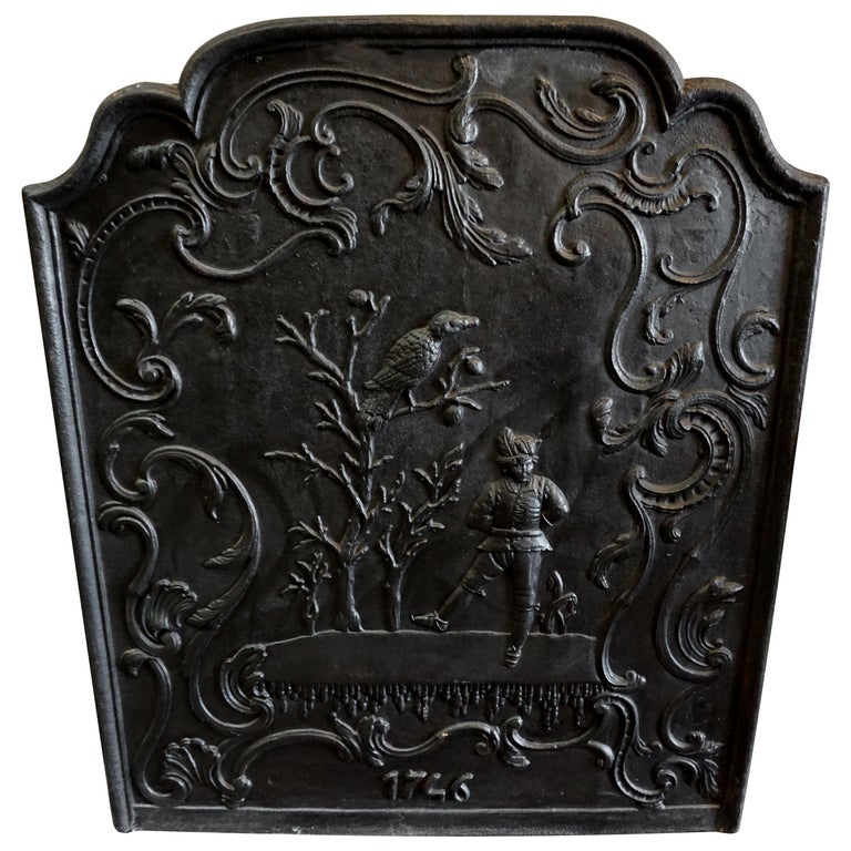 Large Antique Fireback at 1stDibs