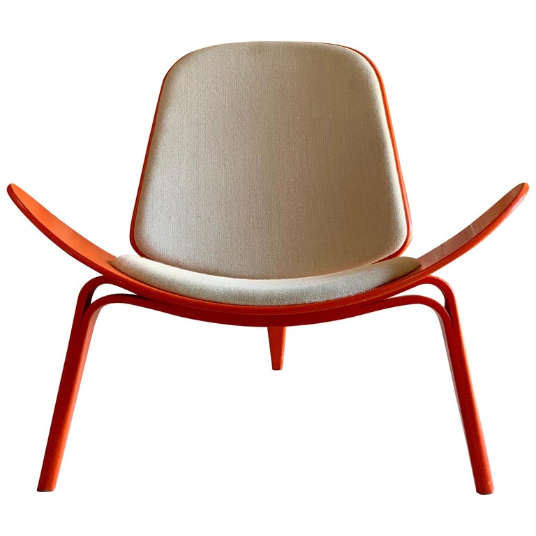 Hans Wegner CH07 Shell Chair Carl Hansen and Son Denmark Midcentury ...