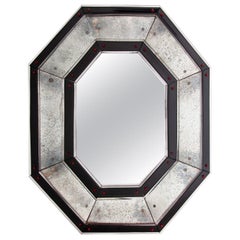 1940s Italian Mirror in the Style of Gio Ponti at 1stdibs