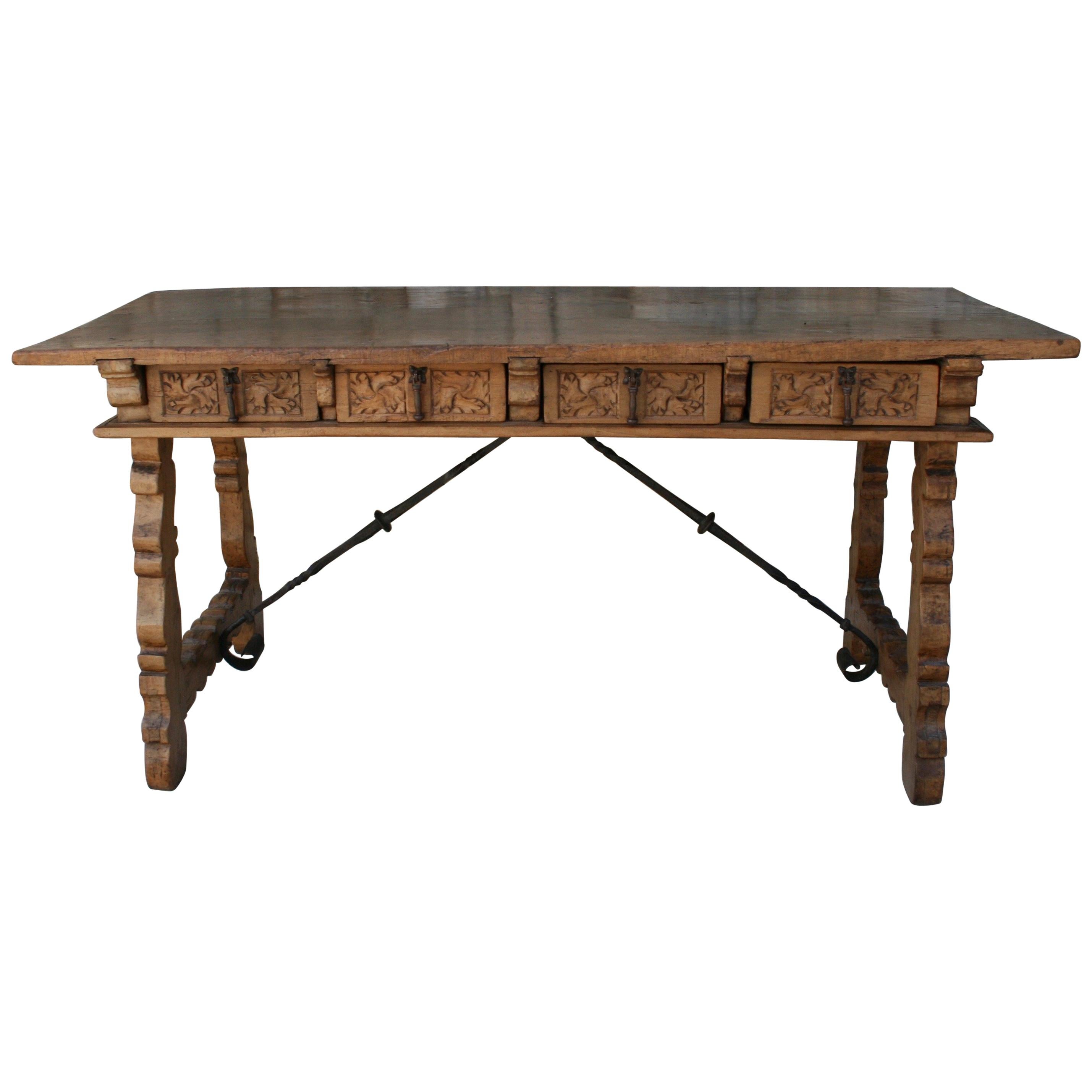 18th Century Walnut Spanish Table For Sale at 1stDibs