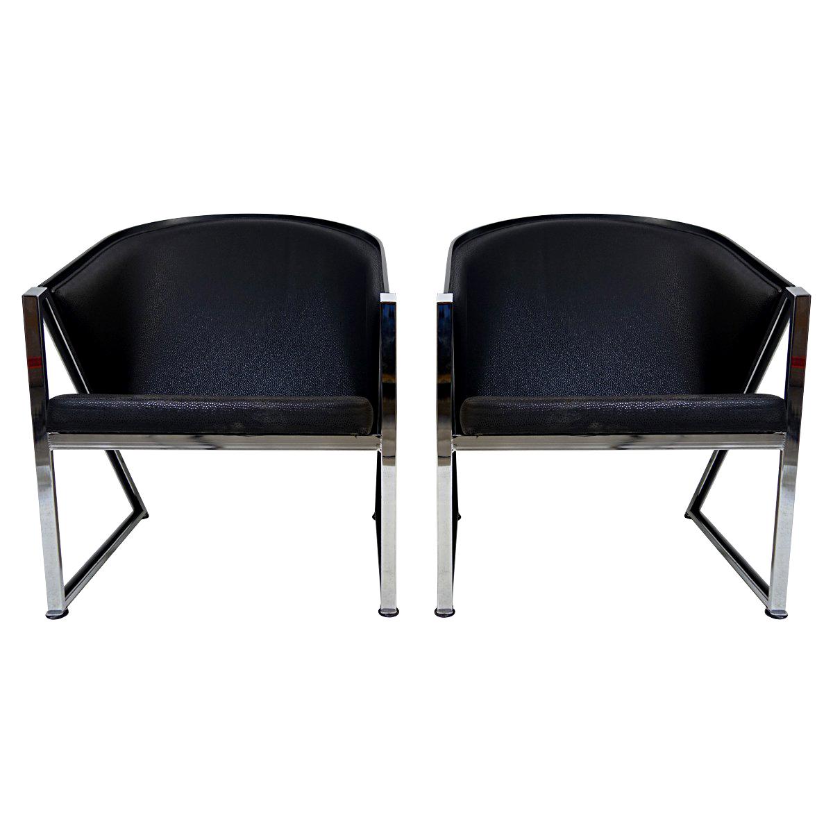 Pair of Mondi Soft Chairs by Finnish Designer Jouko Järvisalo for Inno ...