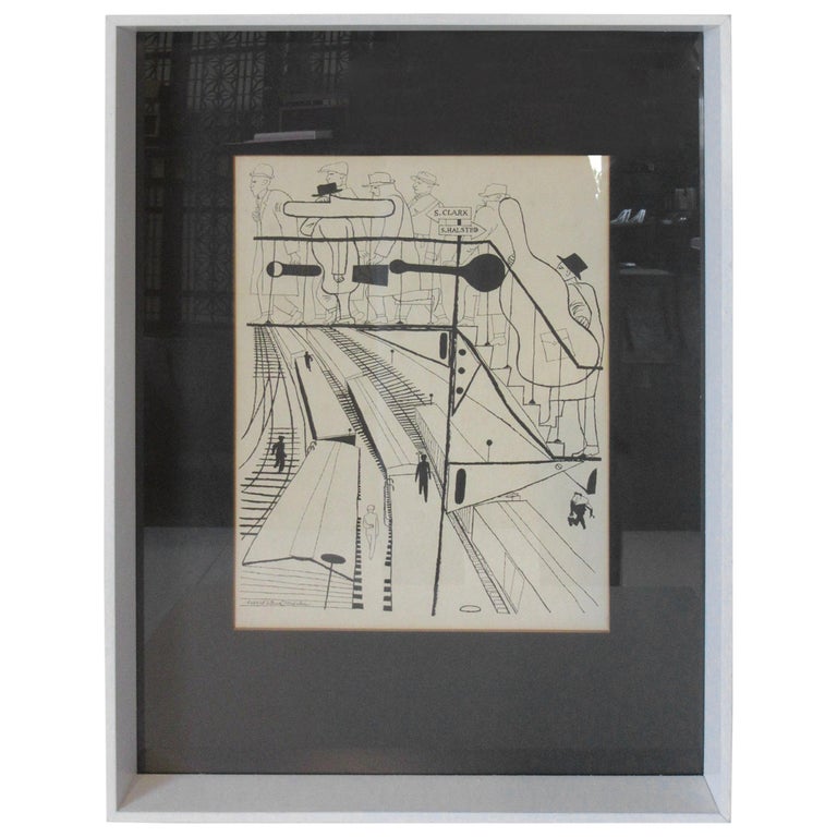 David Stone Martin (Jazz Illustrator) Print at 1stDibs
