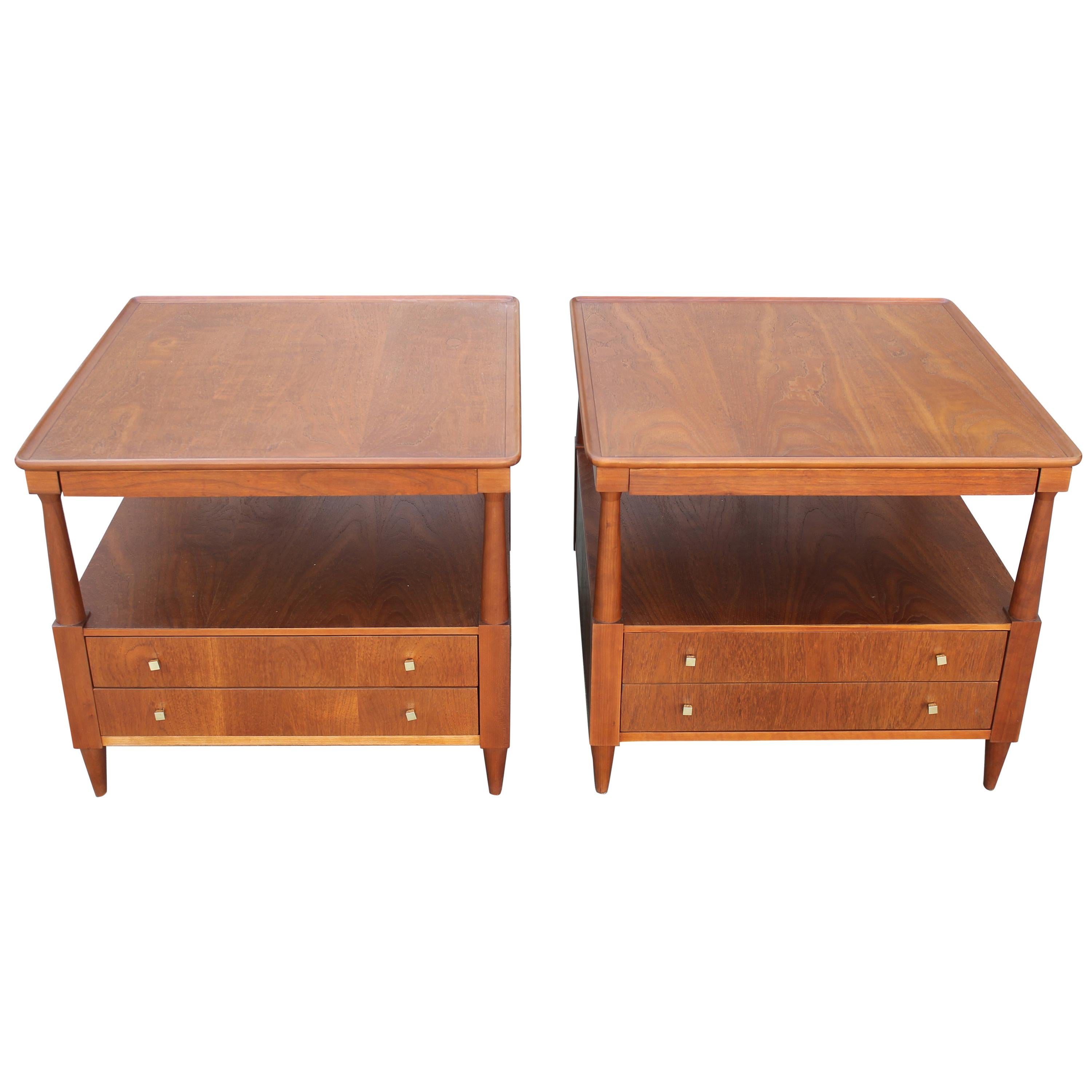 Cubic Tables by Max Sauze, Pair at 1stDibs