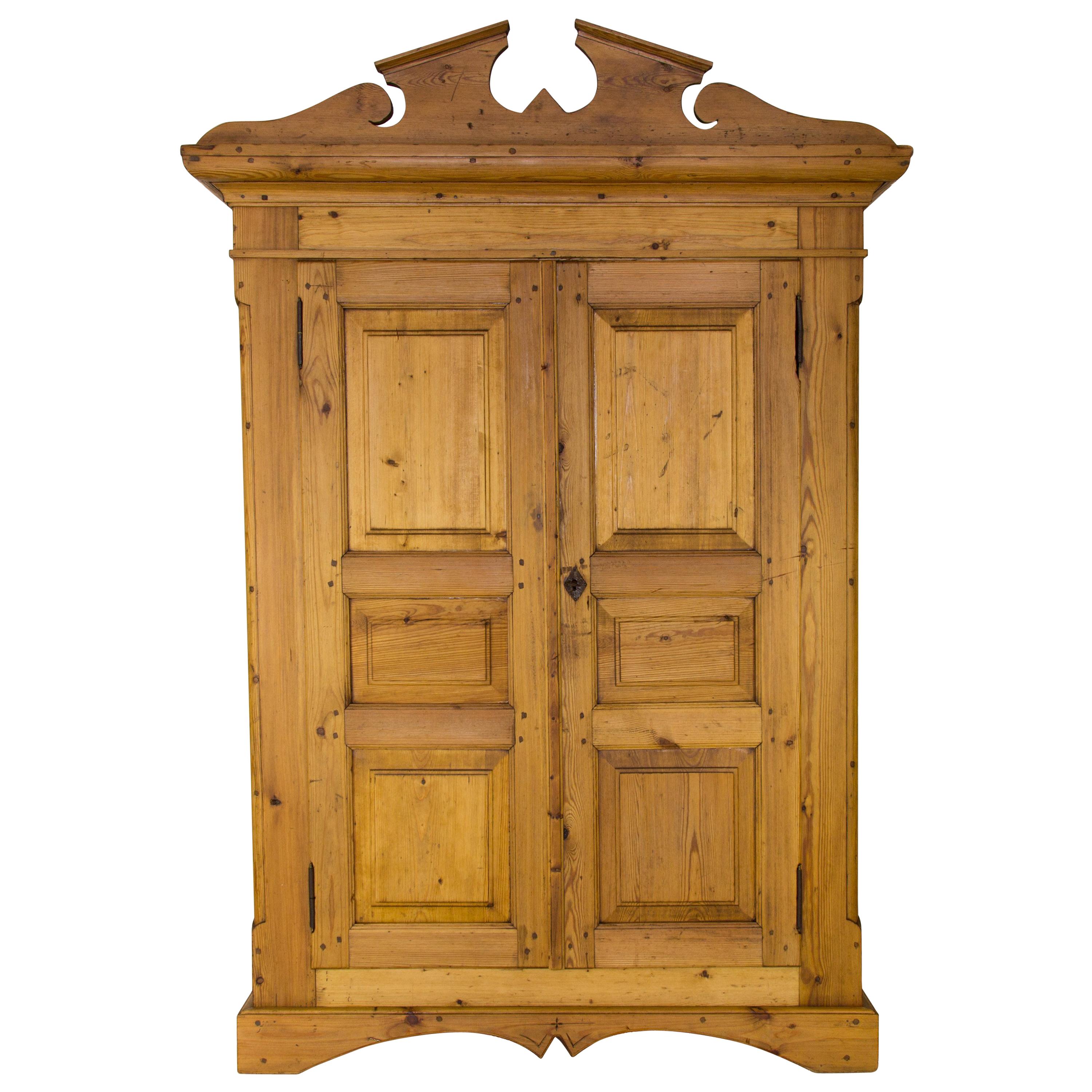 Country Style Baltic Pine Two-Door Armoire at 1stDibs | country style ...