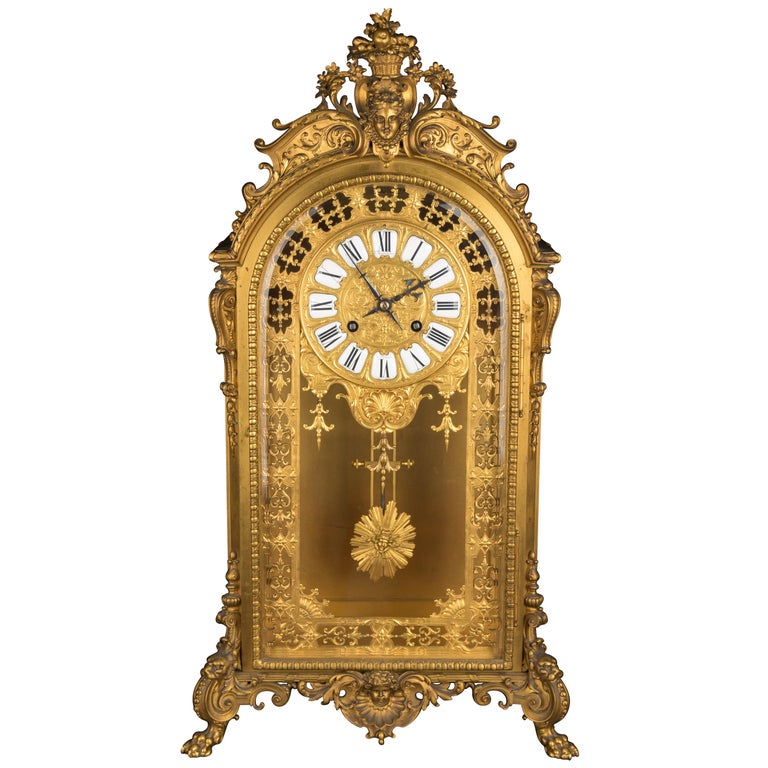 Barbedienne French Clock, circa 1880 For Sale at 1stDibs