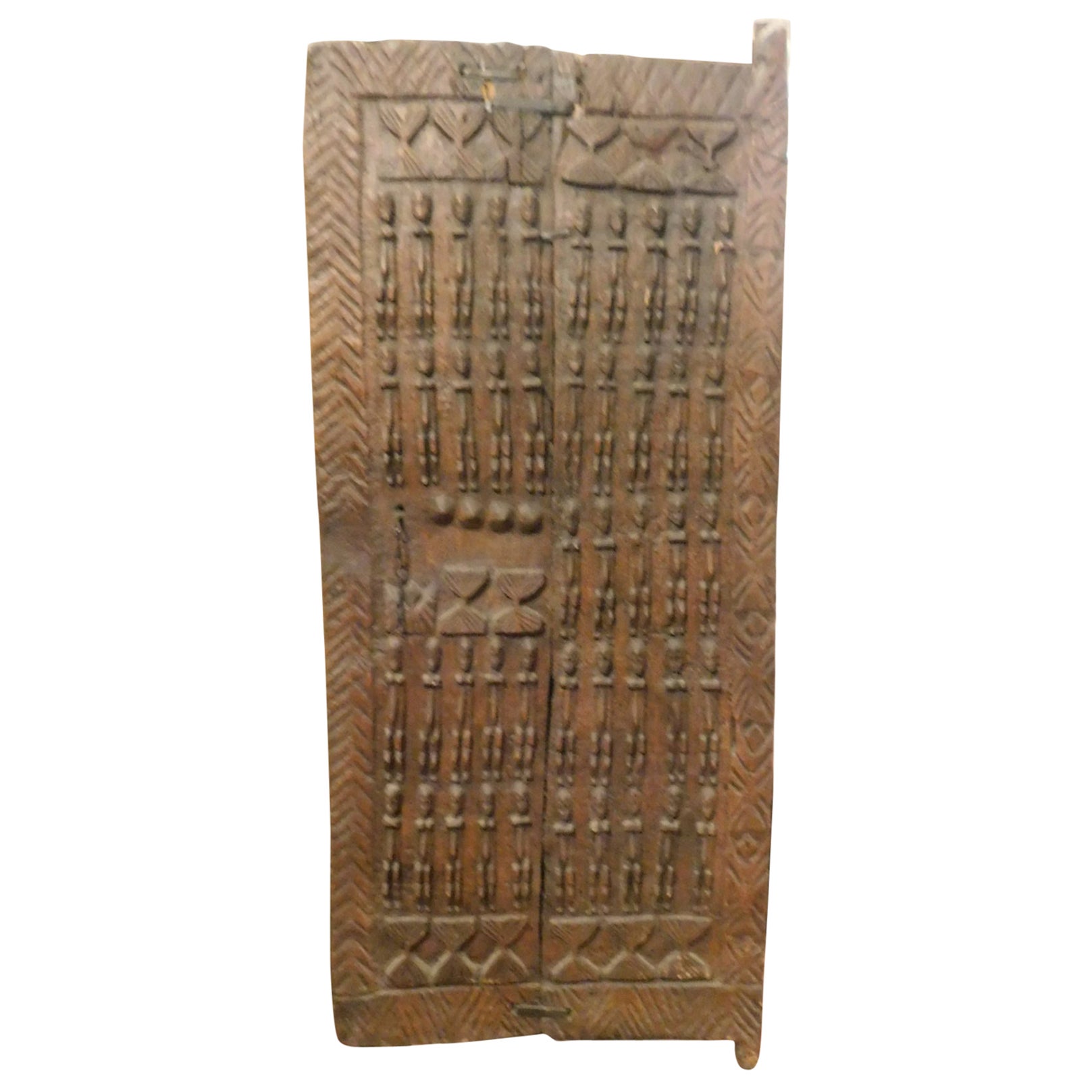 Pair of African Tribal Carved Door Panels at 1stDibs