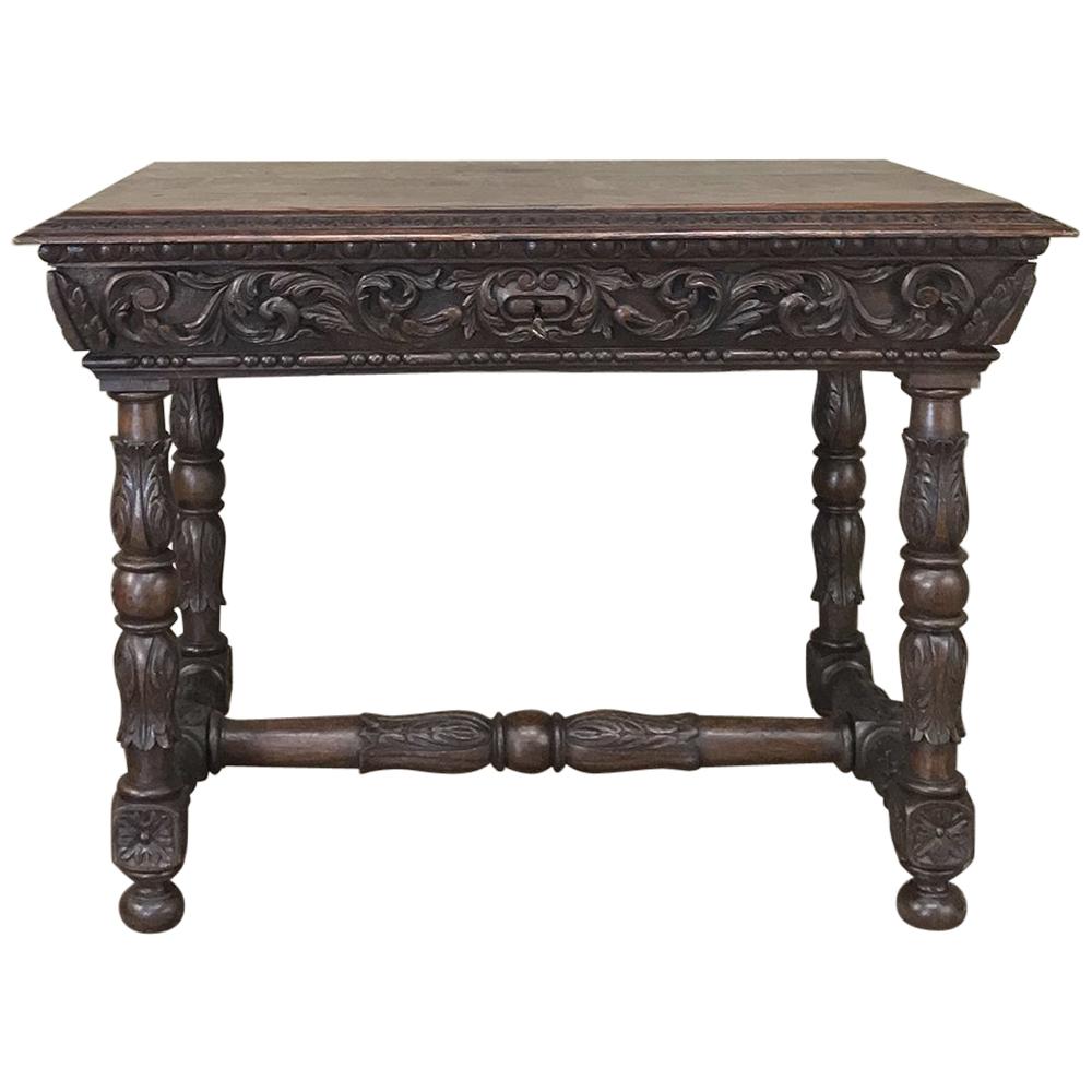 19th Century French Renaissance Writing Table, Desk at 1stDibs