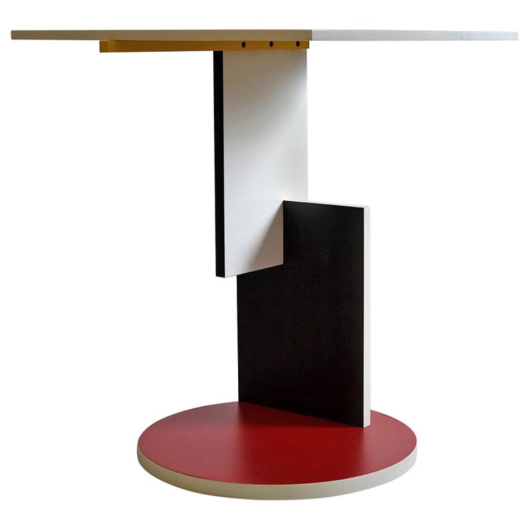 Gerrit Rietveld Schroeder 1 Side Table by Cassina For Sale at 1stdibs