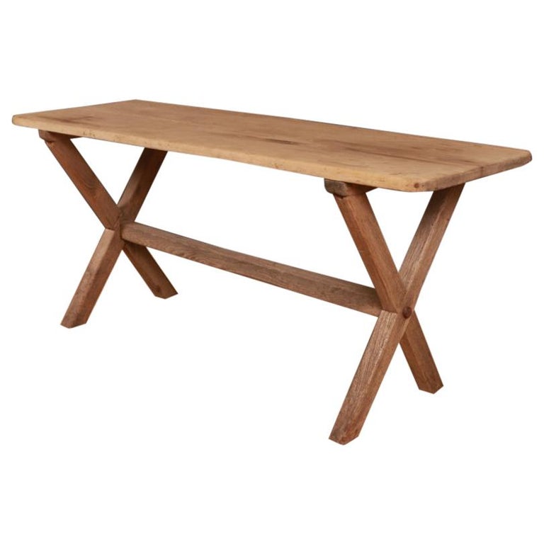 Oak and Pine Tavern Table at 1stDibs