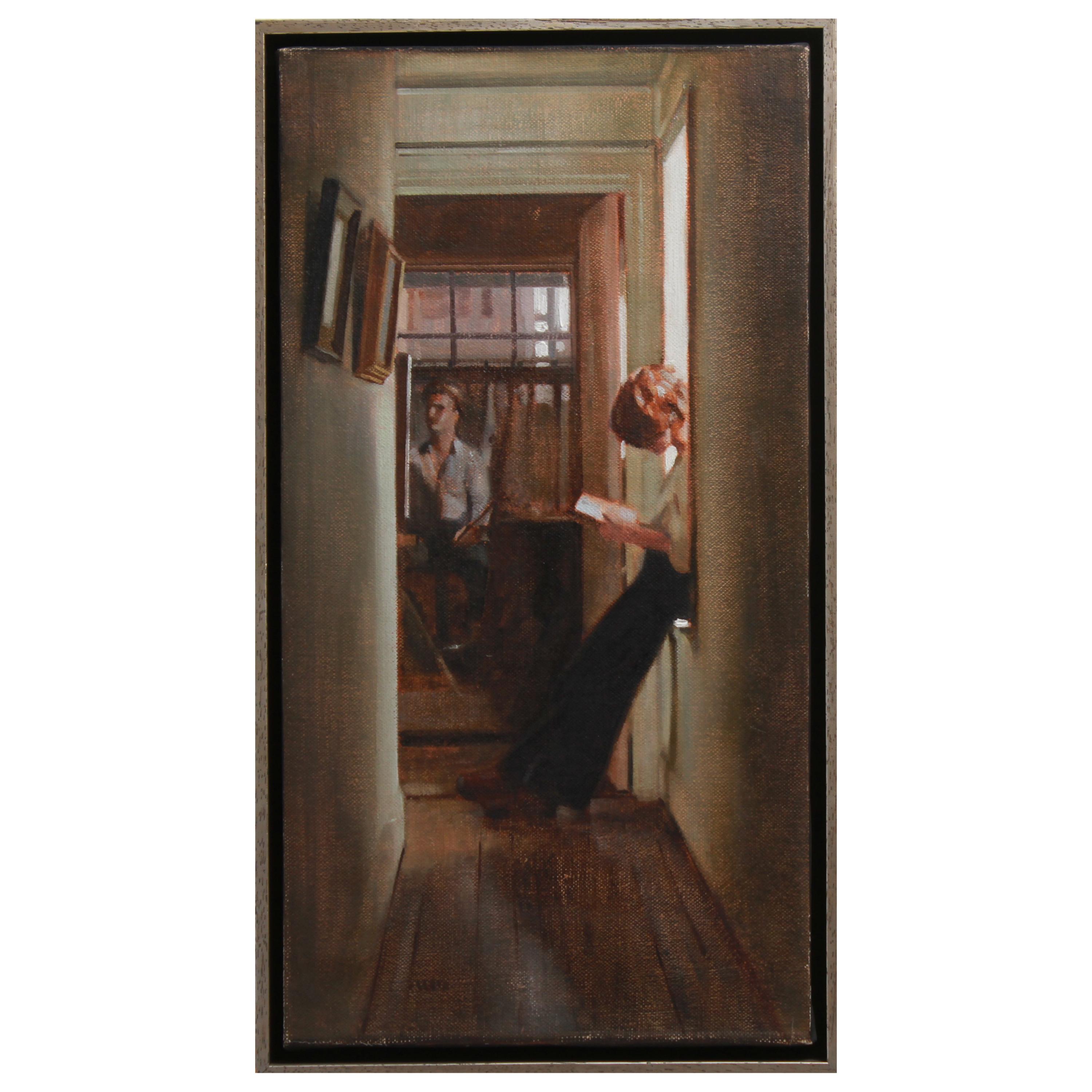 Charles Alton III Pfahl Attributed Art Studio Interior Oil Painting For ...