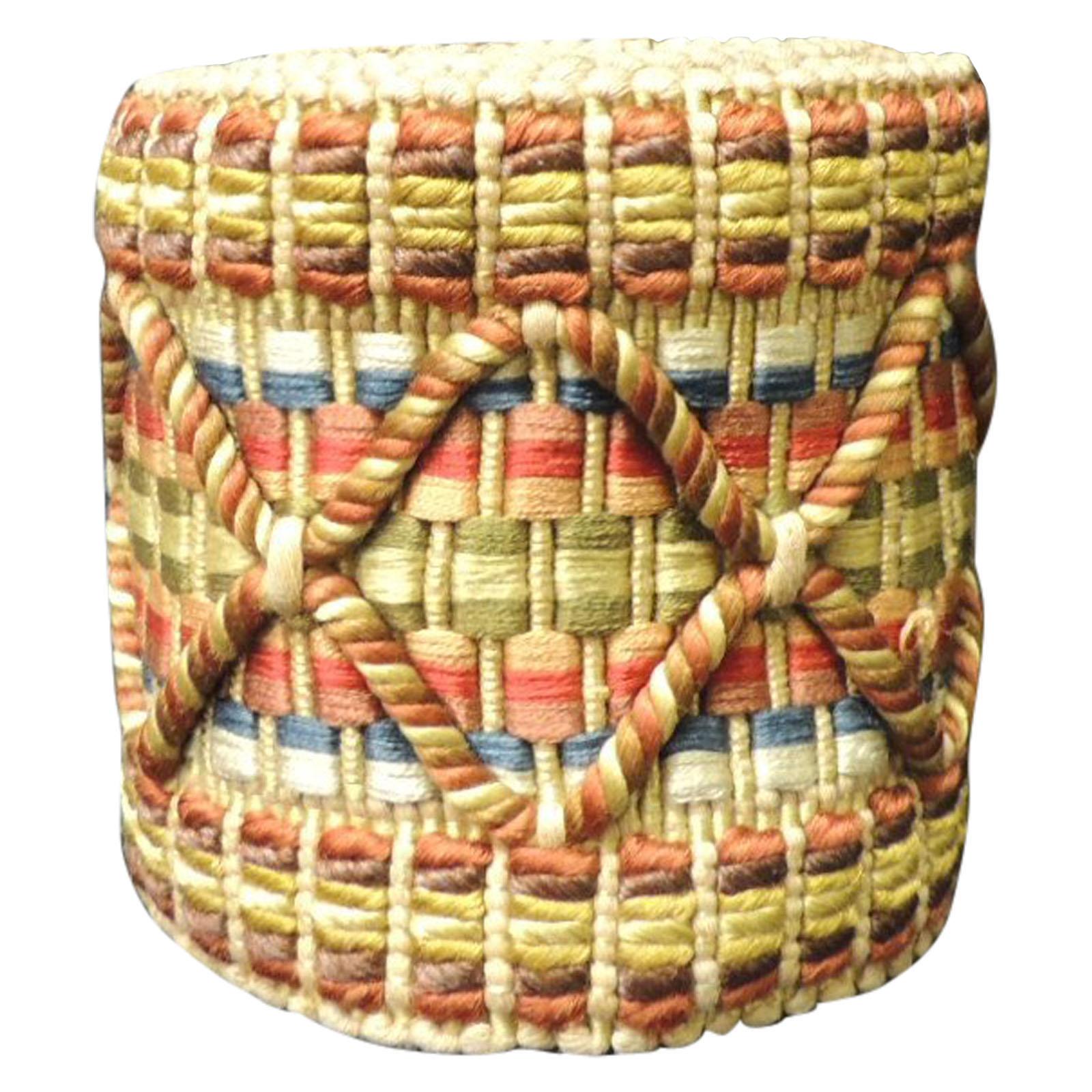 Vintage Colorful Woven Turkish Trim For Sale at 1stDibs