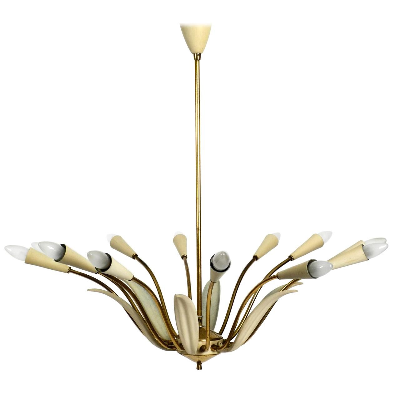 Huge Extra Large Mid-Century Modern Sputnik Ceiling Lamp with 12 Arms ...