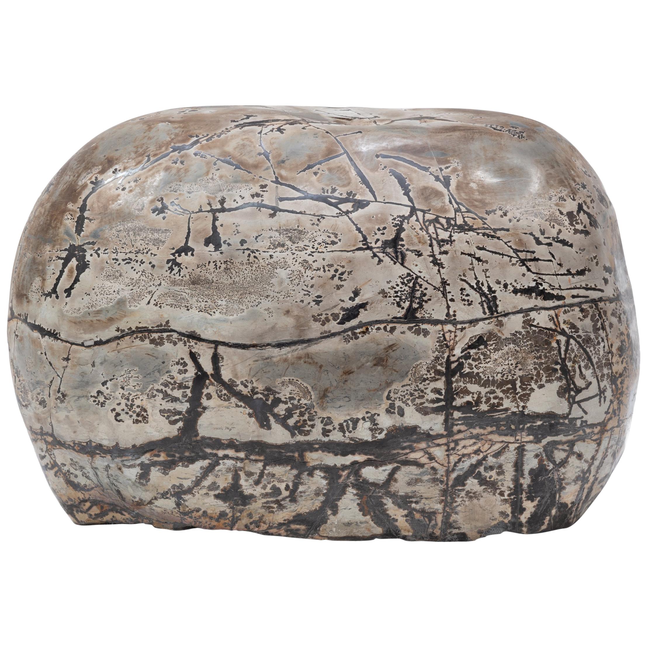 Chinese Meditation Painting Stone at 1stDibs