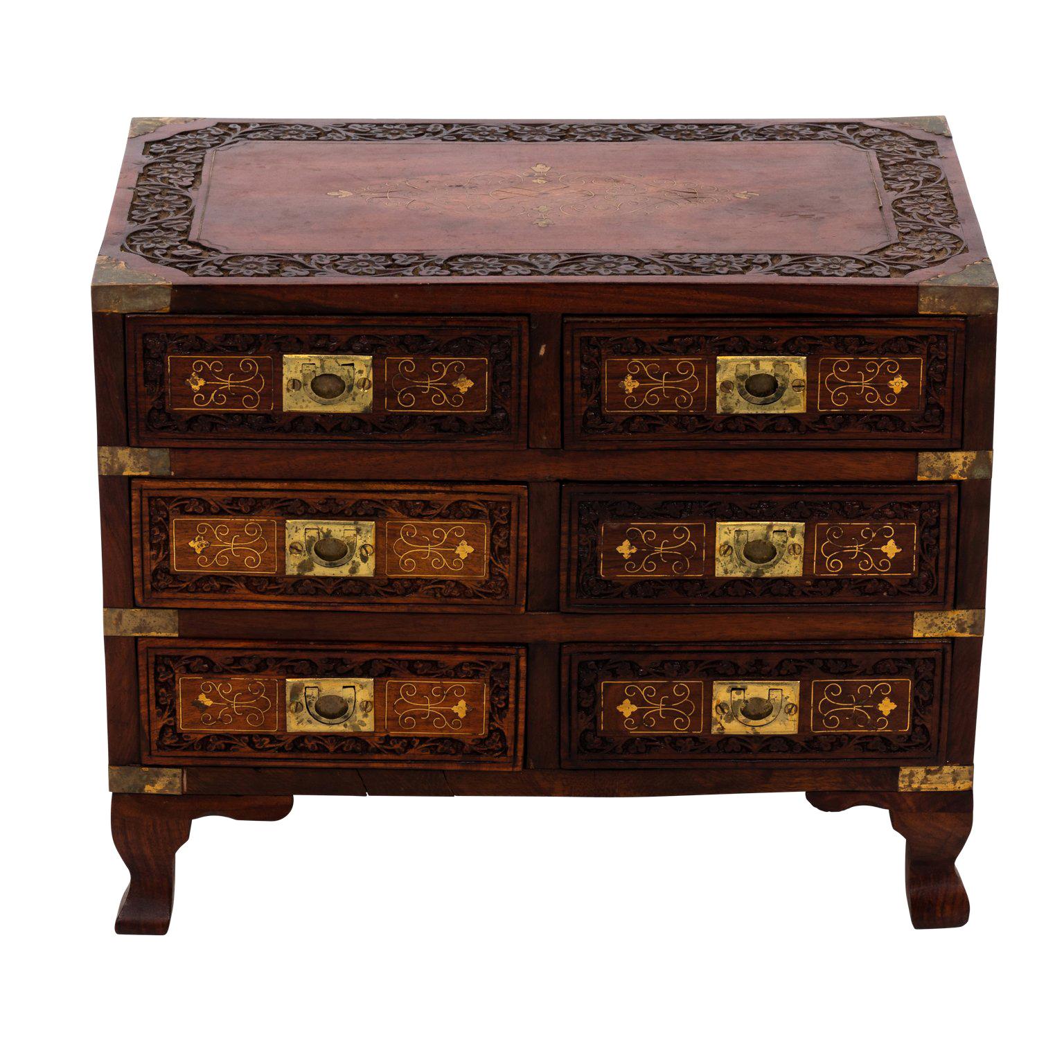 Brass Banded Box at 1stDibs