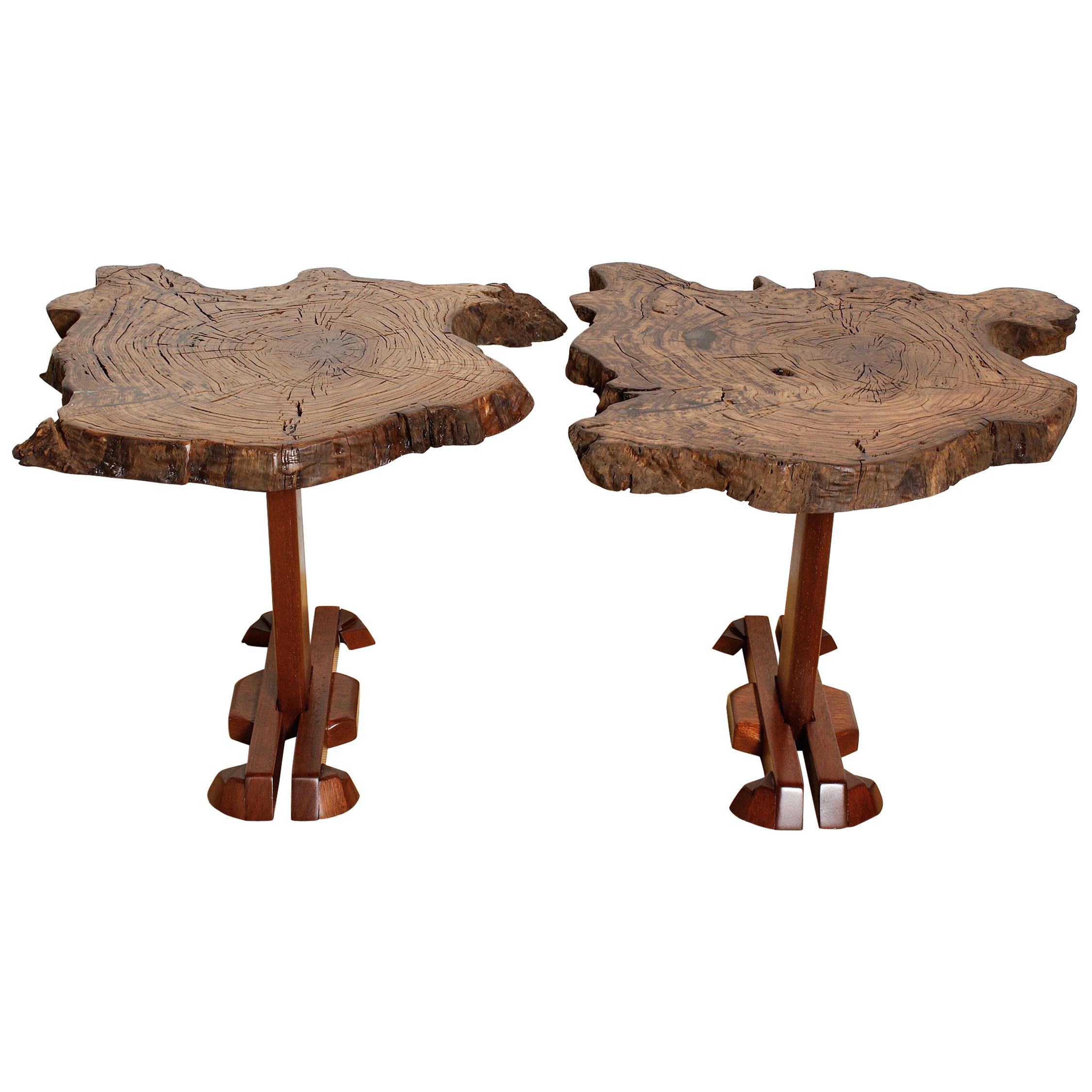 Organic Free-Form Cypress Root Side Table at 1stDibs