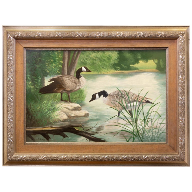 "Wading" Original Oil Painting by Peter Darro For Sale at 1stDibs