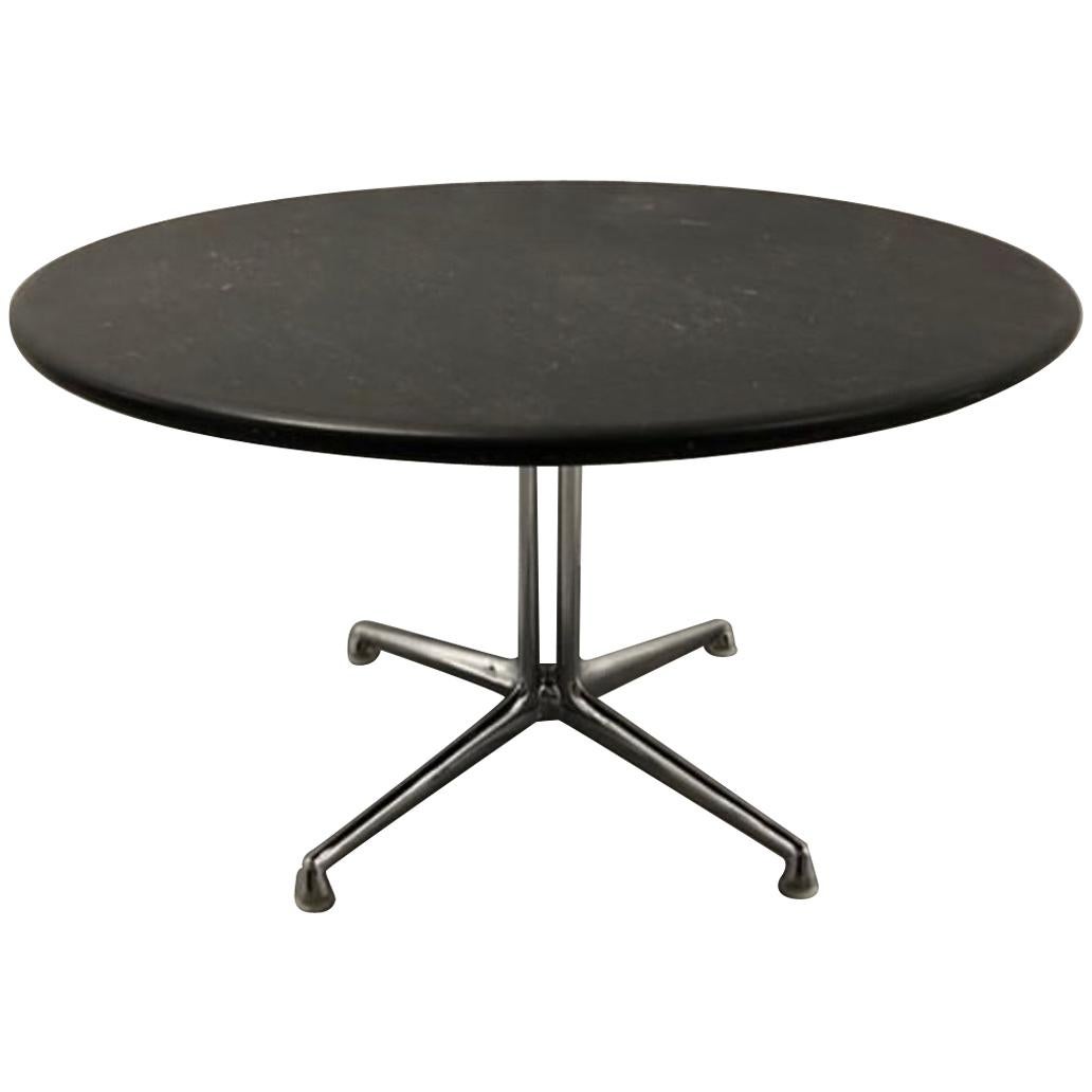 Herman Miller Eames La Fonda Coffee Table with Slate Slab Top at 1stDibs