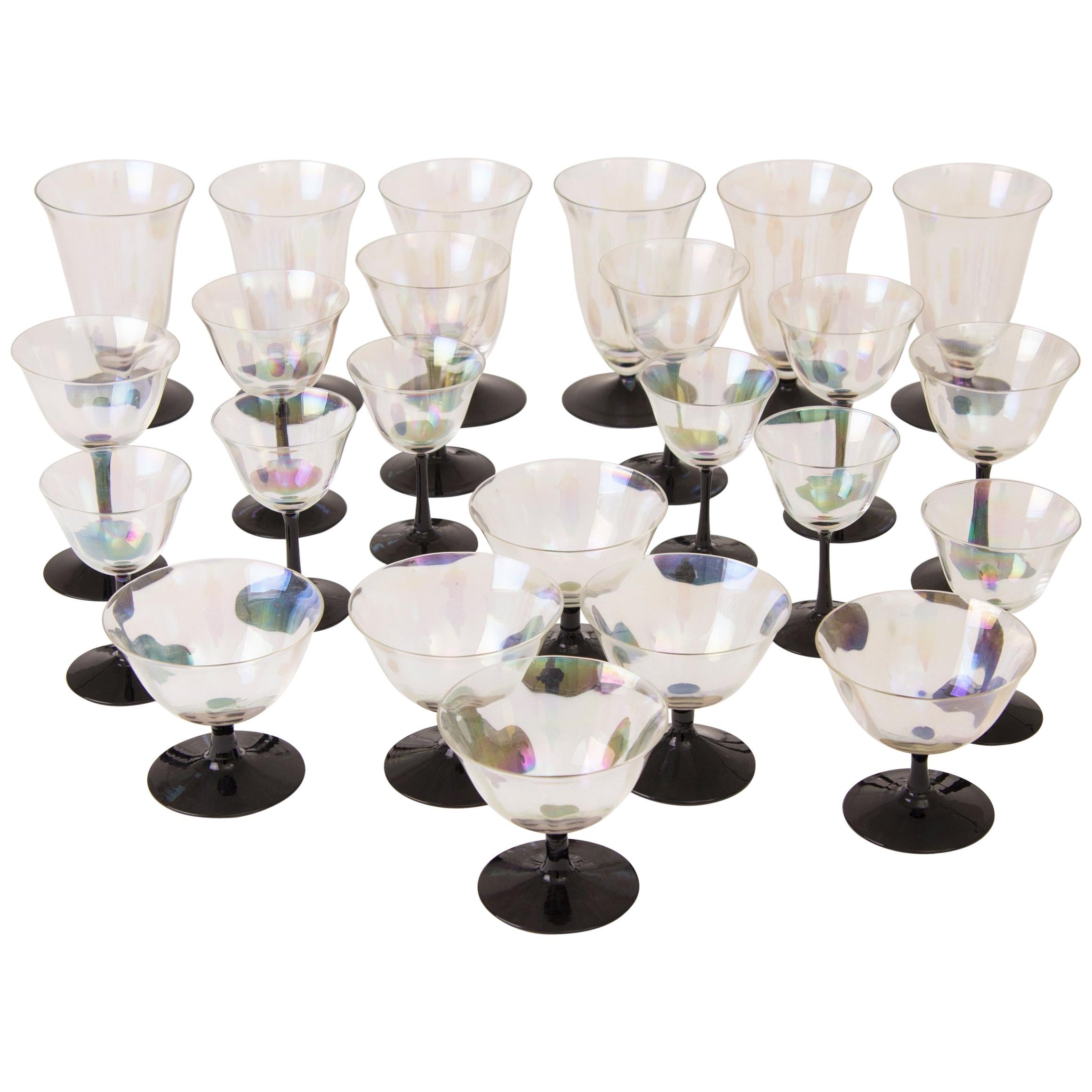 Suite Of Art Deco Cocktail Glasses At 1stdibs Art Deco Martini Glasses