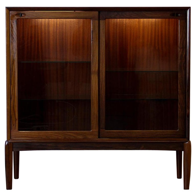 Midcentury Display Cabinet in Rosewood from Bramin, 1960s at 1stDibs ...