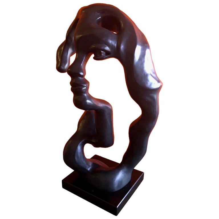 "Portrait of a Woman" Modern Abstract Sculpture by Klara Sever at 1stDibs