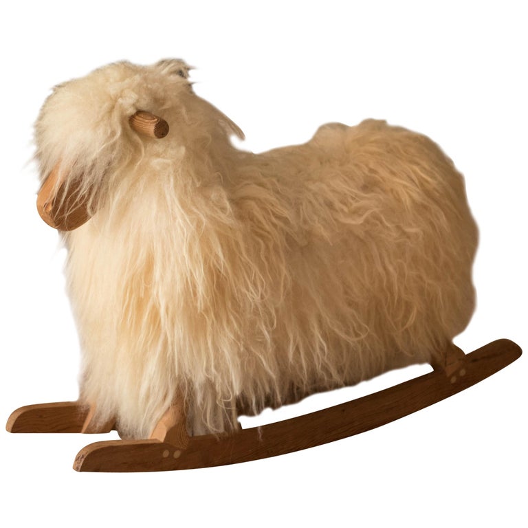 Vintage Scandinavian Povl Kjer Rocking Sheep Toy at 1stDibs | sheep ...