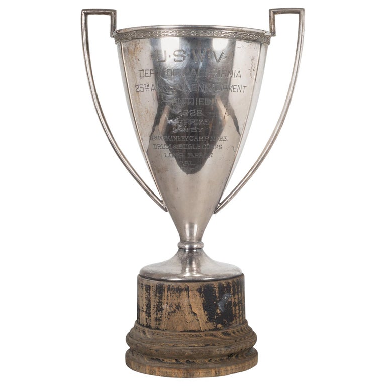 Early 20th Century Large "1st Place" Loving Cup Trophy, 1928 For Sale ...