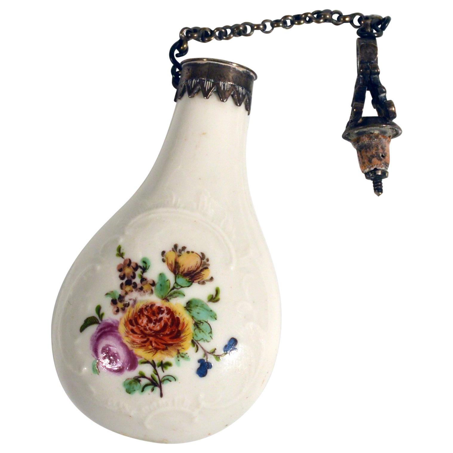 French Porcelain Perfume Bottle with Bouquets of Flowers, circa 1775 ...