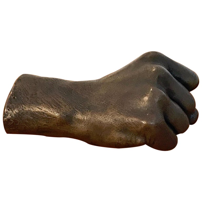 Model of a Human Fist in Bronze, by the Roman Bronze Works NY at ...