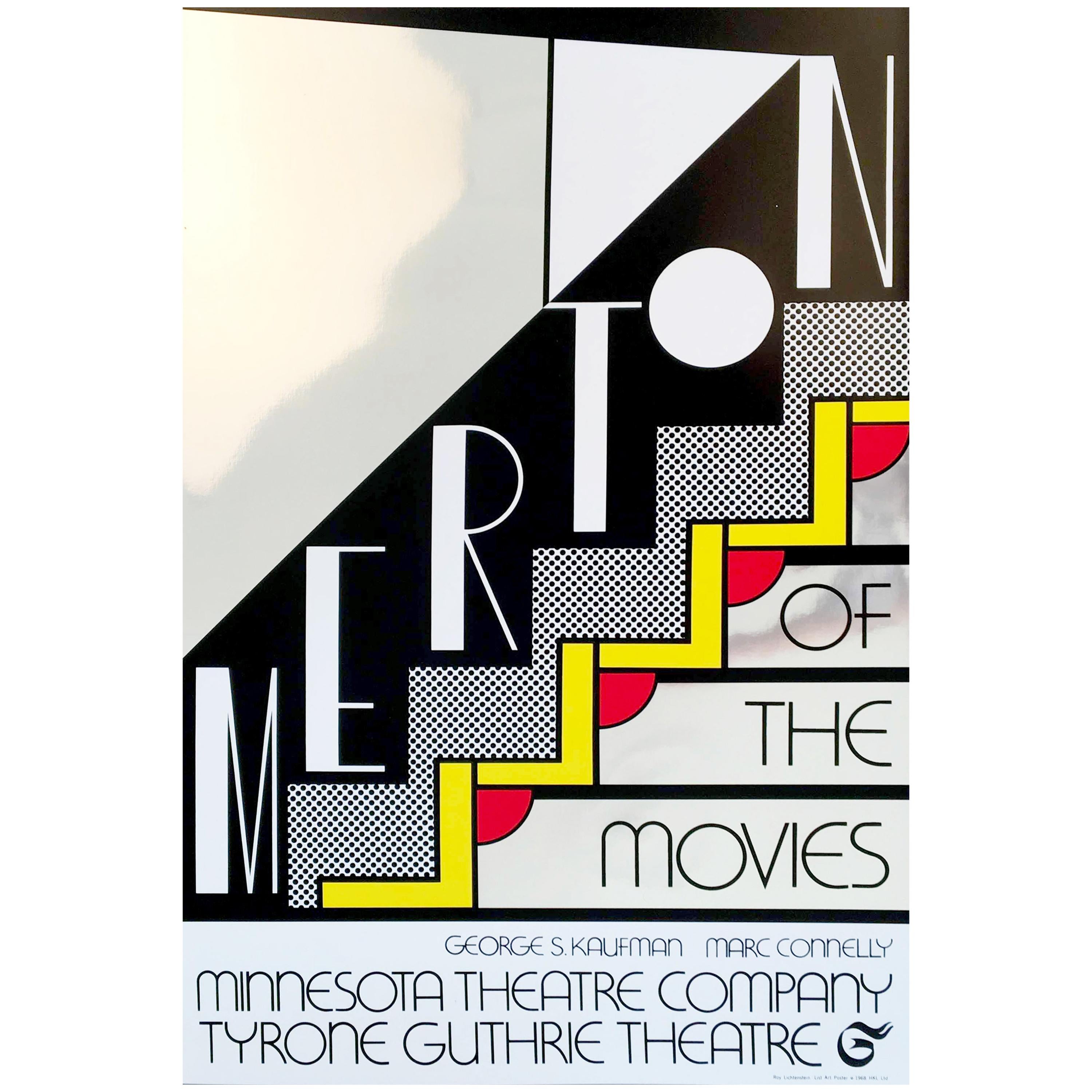 Roy Lichtenstein 'Merton of the Movies' Original 1968 Silver Foil ...