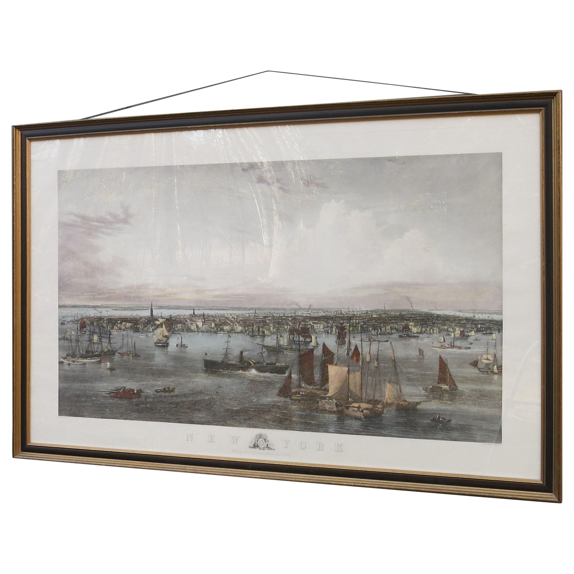New York Harbor Print For Sale at 1stDibs