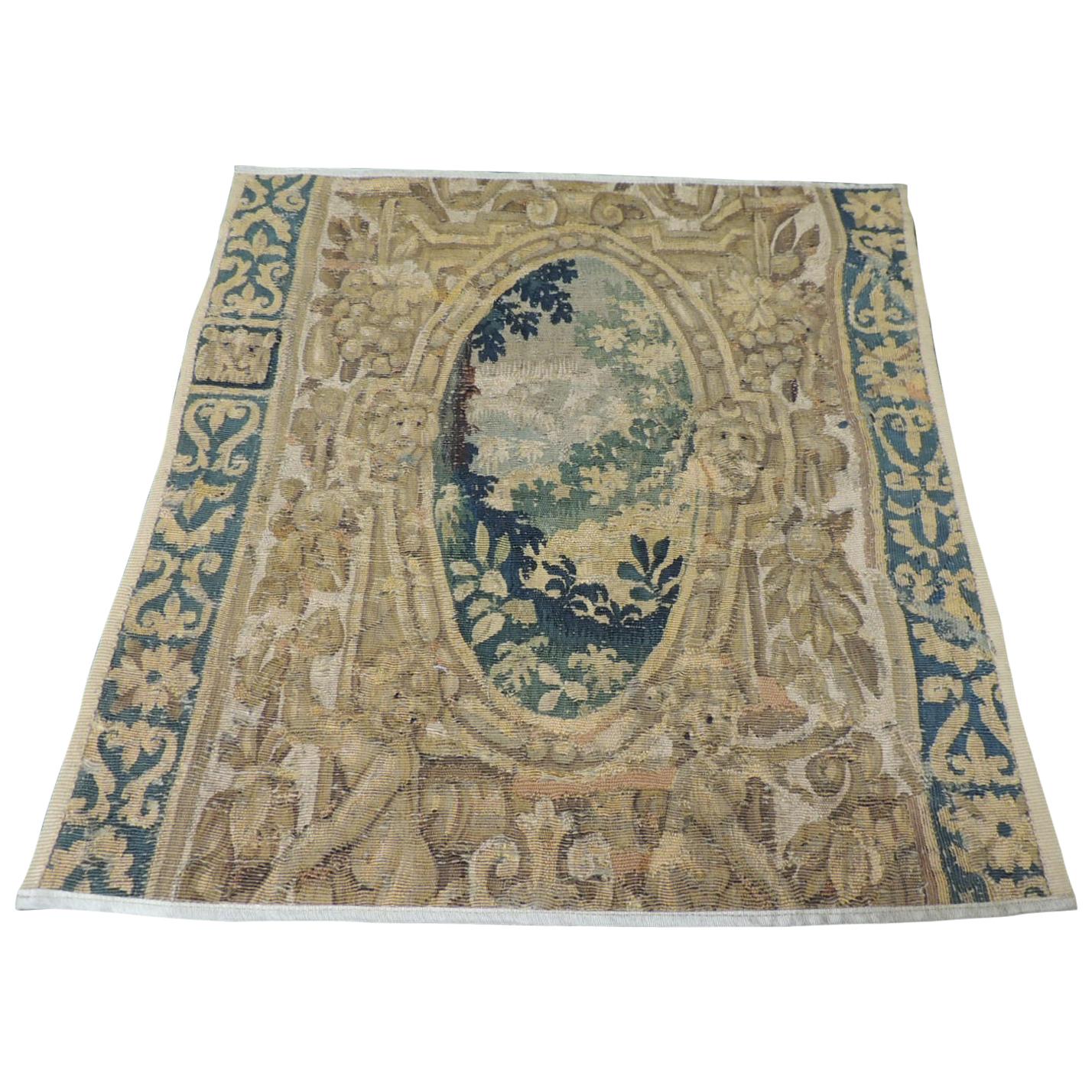 17th Century Brussels Tapestry of Roman Soldiers with Shields and Armor ...