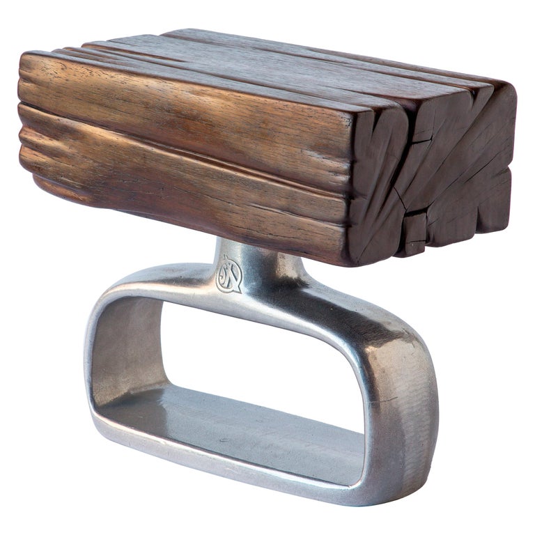 Sx. Chunk Table, Hand Carved Ironwood Cast Aluminum, Jordan Mozer ...