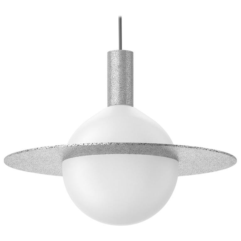 Lampe à suspension contemporaine Orbis 40, aluminium En vente sur 1stDibs