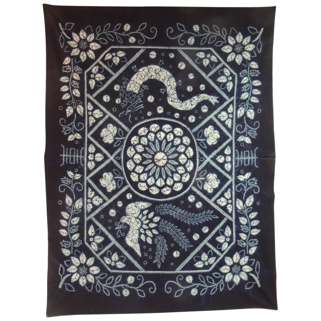 Monumental Tapa Cloth Panel, Pair For Sale at 1stDibs