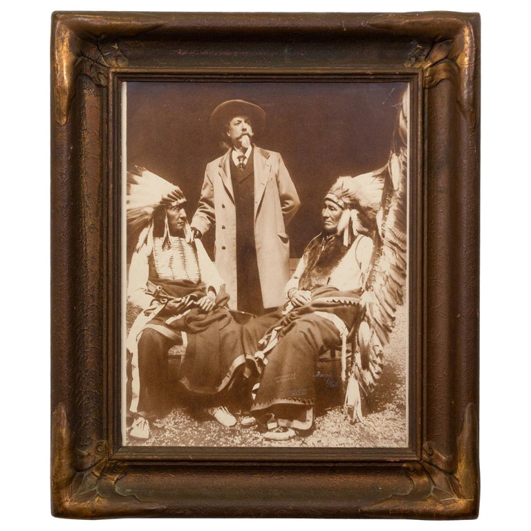 Original Buffalo Bill Cody, Chief Red Cloud, American Horse Photograph ...