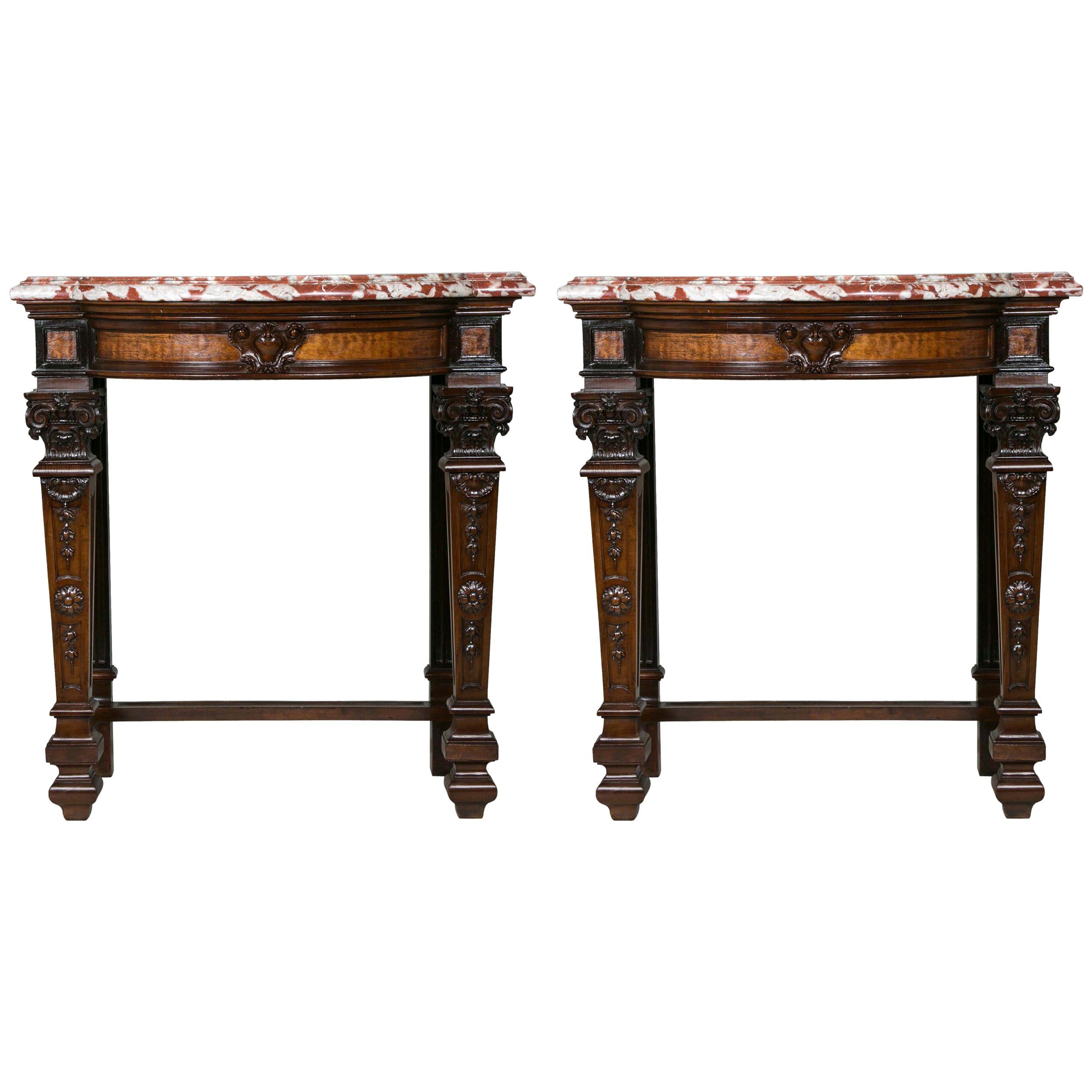 Iron Napoleon III Period Console Table For Sale at 1stDibs