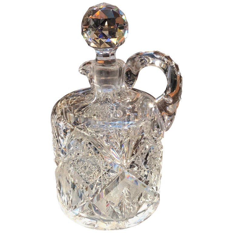 Late 19th Century American Brilliant Whisky Jug at 1stDibs