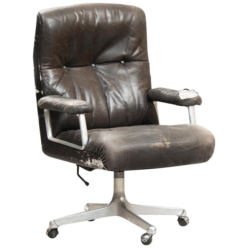 James Bond 007 Silver Executive Desk Chair by Interstuhl at 1stdibs