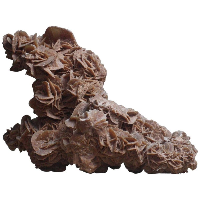 Mid-20th Century Large Geological Mineral Crystal Specimen, Desert Rose ...