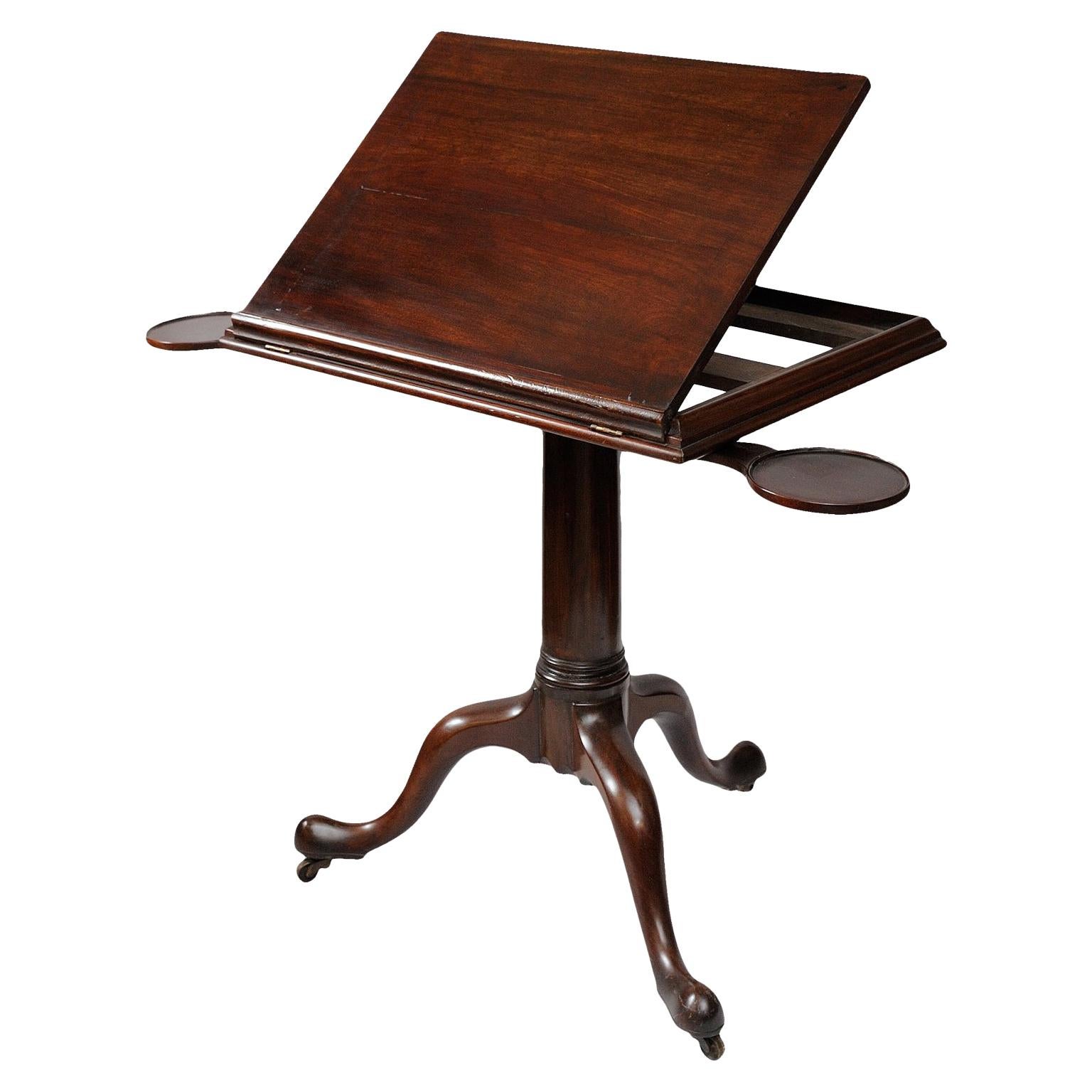 English George II Mahogany Reading/Architects Table, circa 1740 For ...