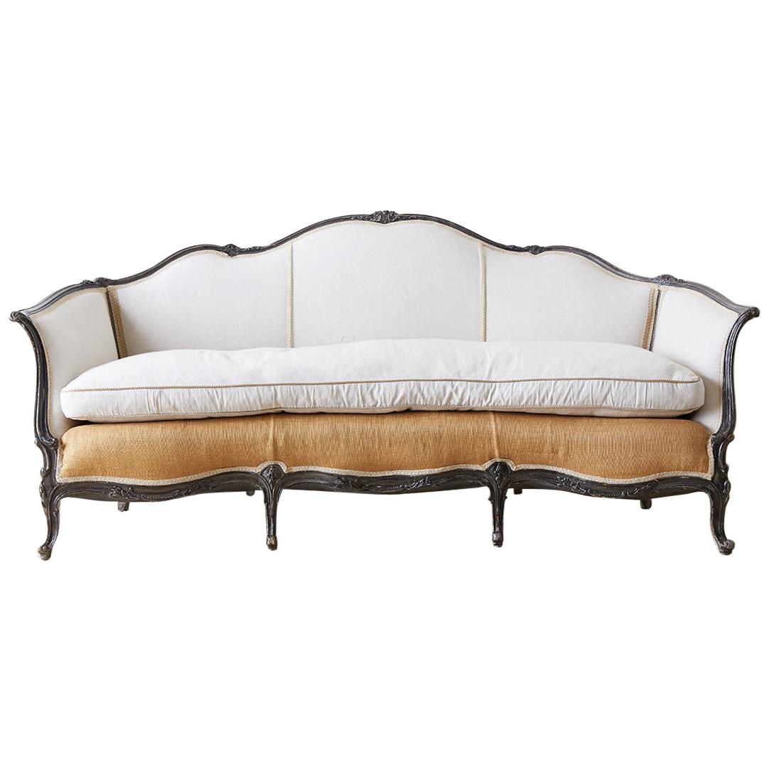 Restored 19th Century French Louis XV Style Canape Sofa at 1stDibs