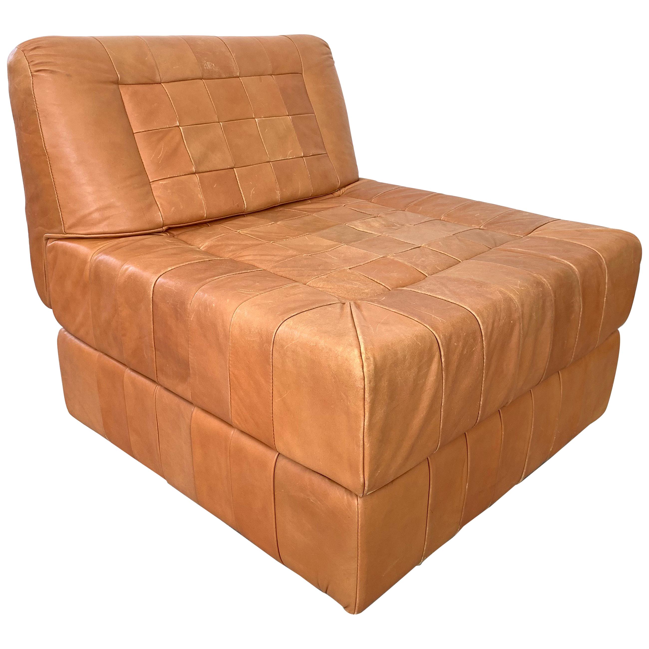 Percival Lafer Patchwork Leather Chair or Ottoman at 1stDibs