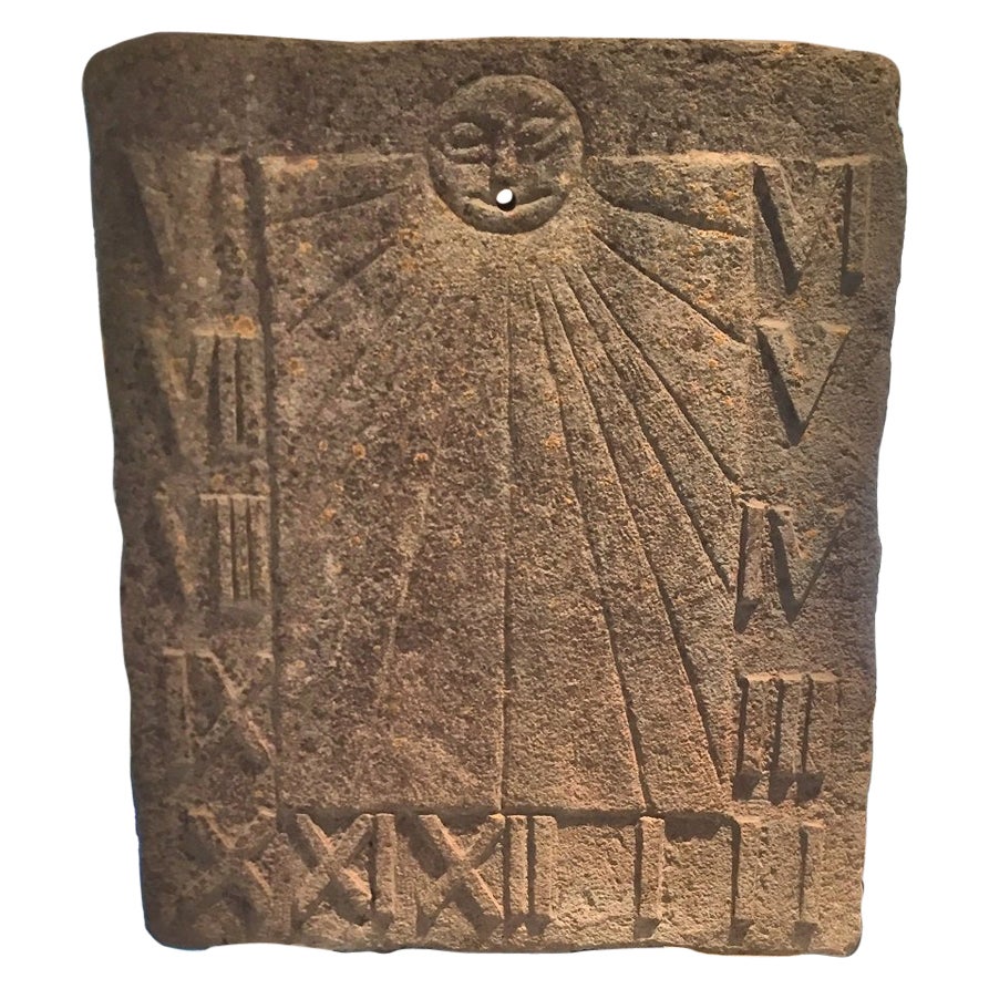 Lefco Glazed Ceramic Sundial at 1stDibs