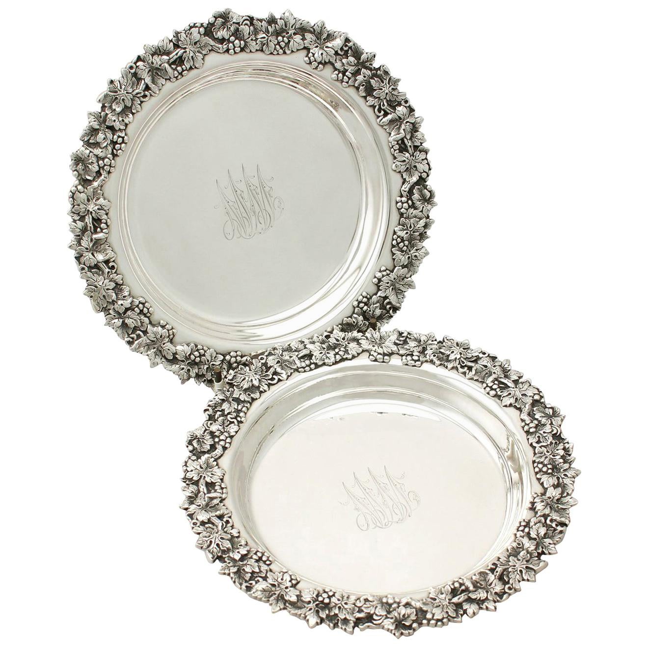 20th Century American Sterling Silver Coasters, Circa 1900 For Sale at ...