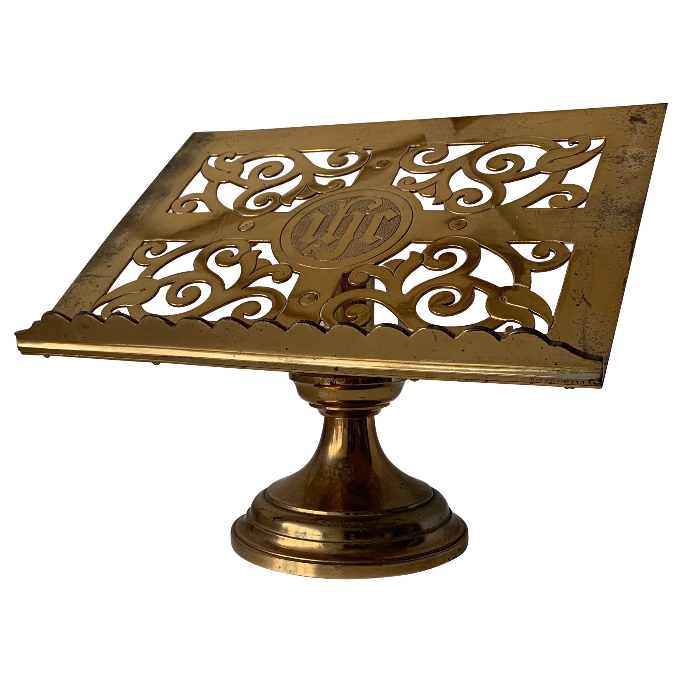 Gothic Revival Carved Oak Lectern/ Bible and Religious Book Stand with ...