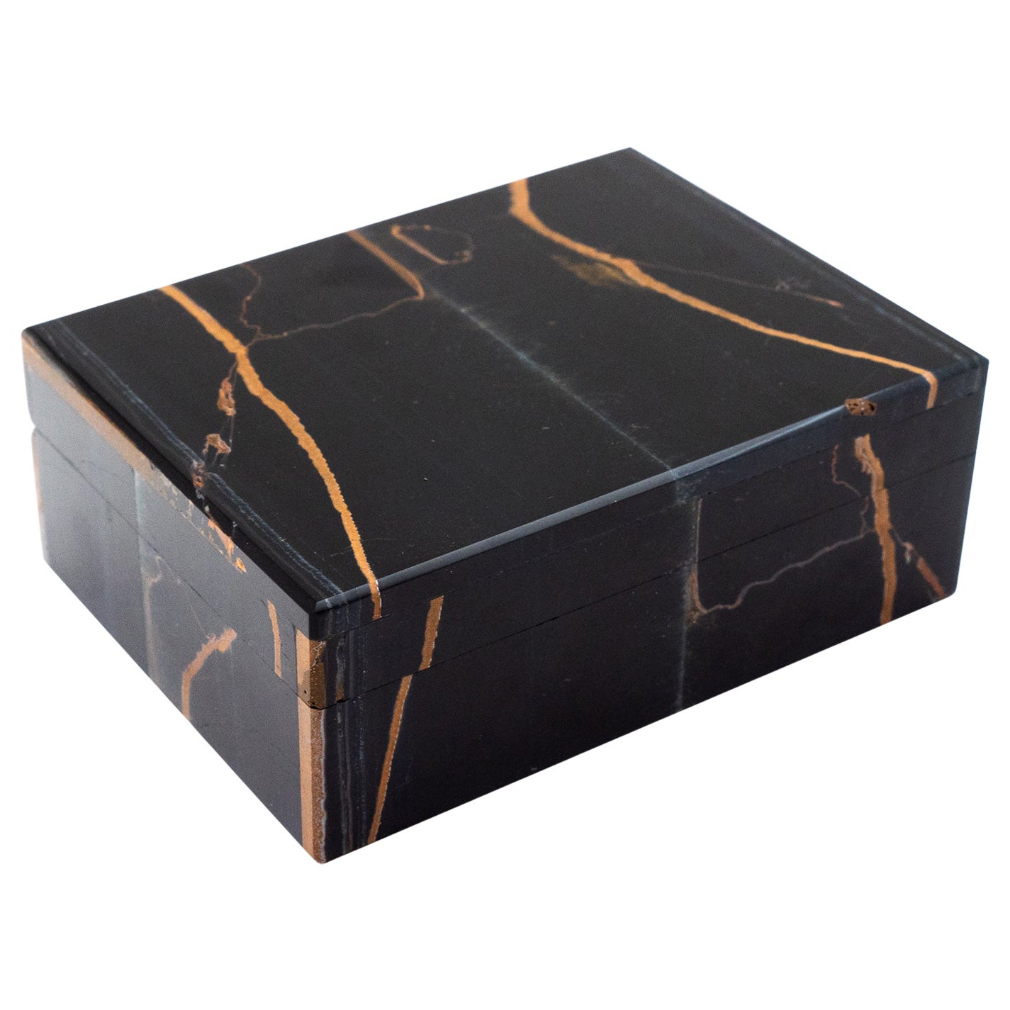 Round Silver Afghani Box with Semi-Precious Stones For Sale at 1stDibs