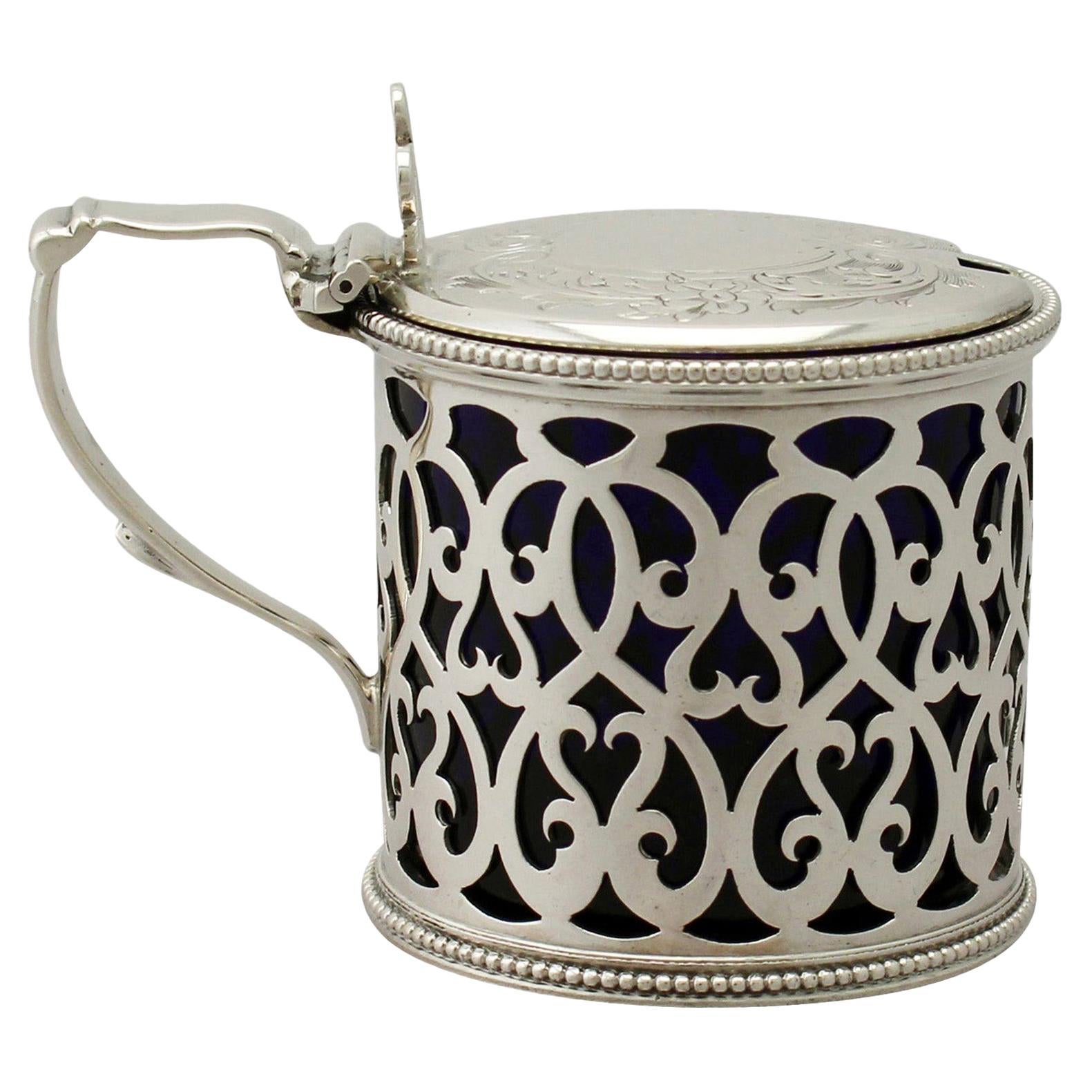 Dutch Silver Mustard Pot in the Shape of a Barrel, 1894 For Sale at 1stDibs