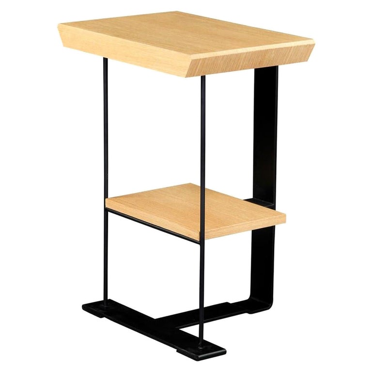 'Dalsace' Wood and Metal Table in the Manner of Pierre Chareau For Sale ...